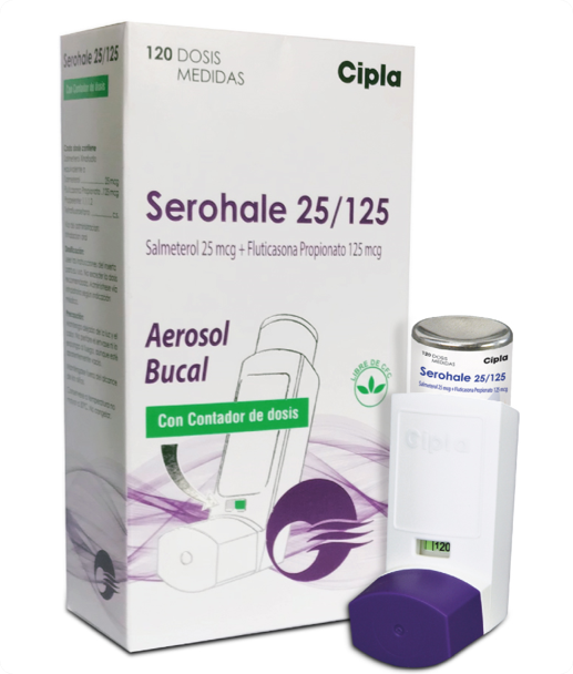 SEROHALE® 25/125 INHALADOR X 120 DOSIS – FarmaPOS Ltda