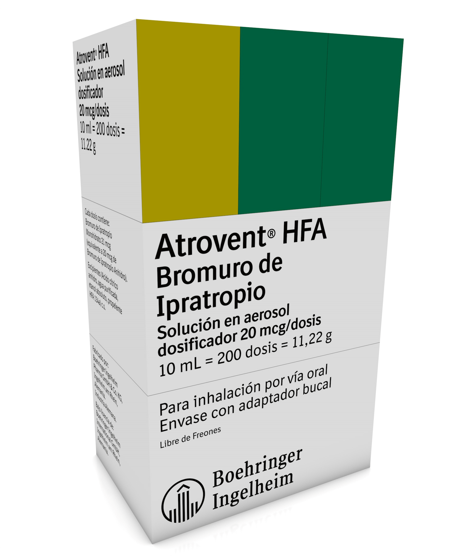 ATROVENT HFA 20 MCG AEROSOL FRASCO X 10 ML FarmaPOS Ltda ATROVENT HFA 20 MCG AEROSOL FRASCO X 10 ML FarmaPOS Ltda